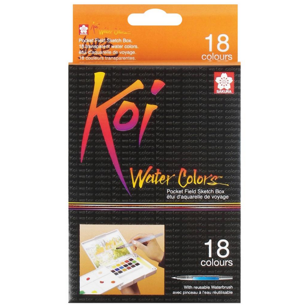 Acuarela Koi 18 COLORES - Corazón de Papel